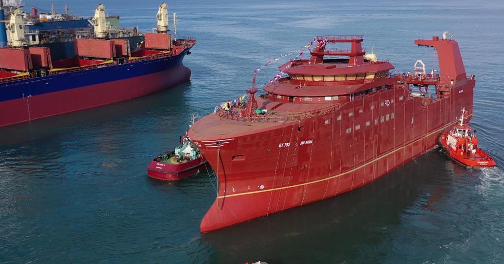 Factory trawler launched | News | World Fishing