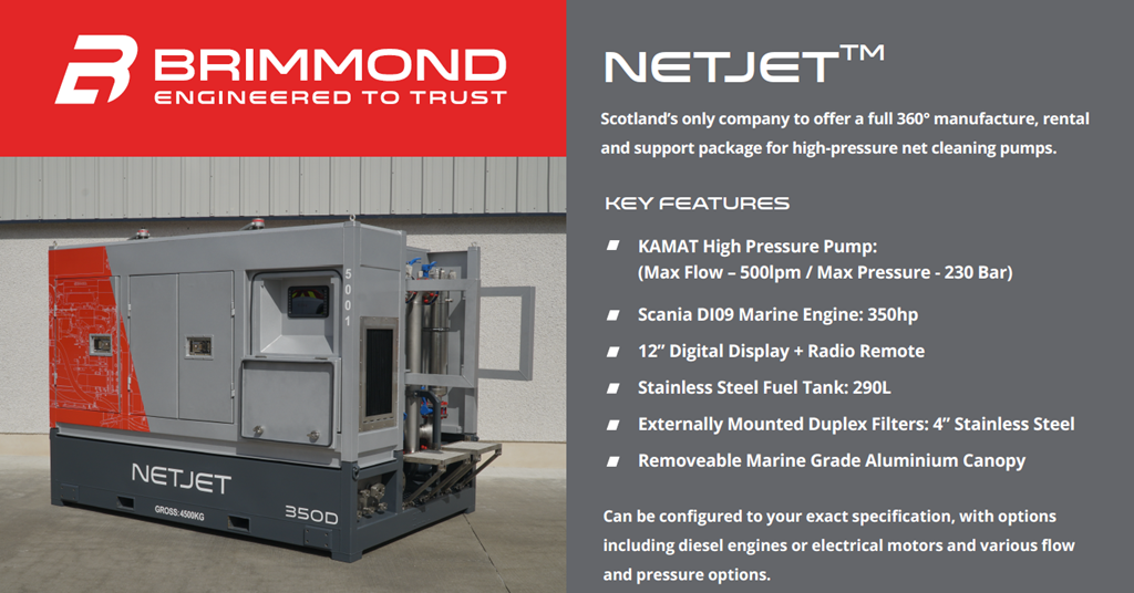 Brimmond to showcase pioneering NetJet™ system at Aquaculture UK ...