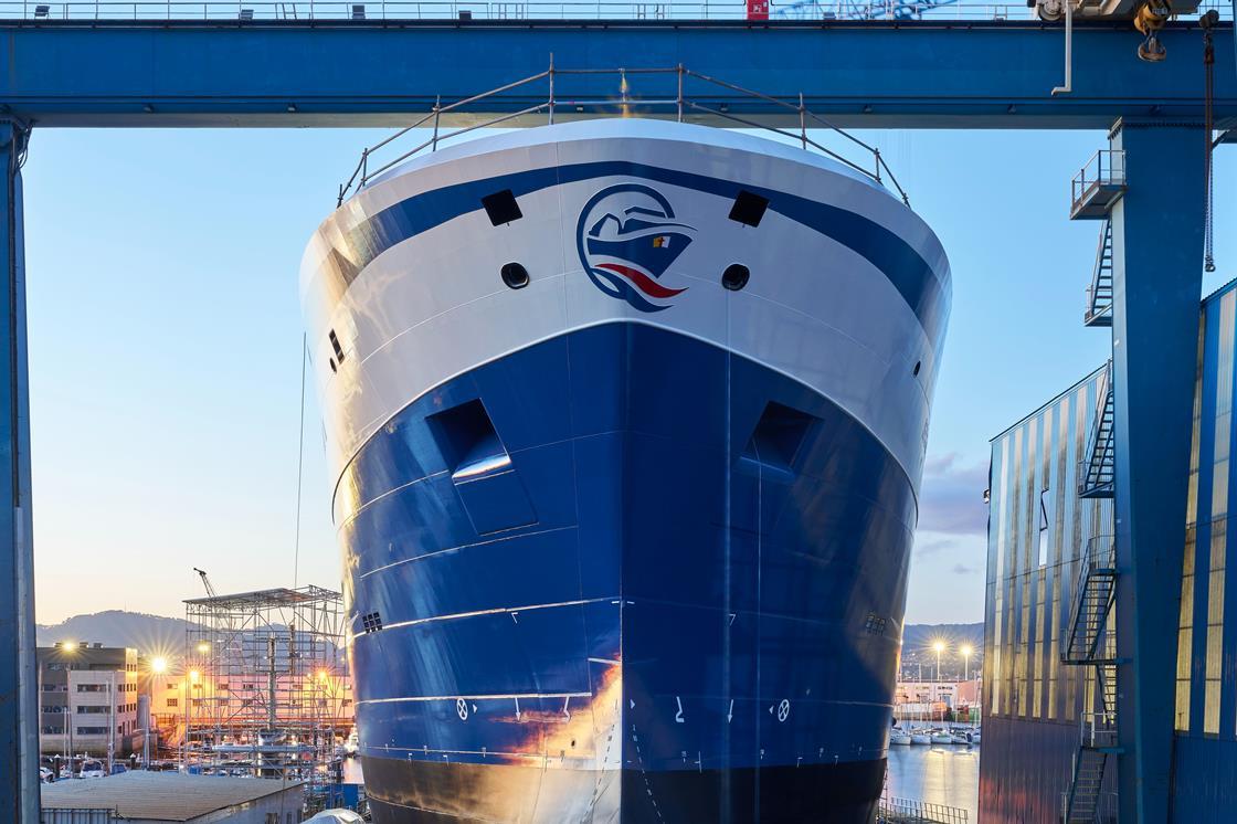 QFC’s new Arctic freezer trawler Saputi II launched | News | World Fishing